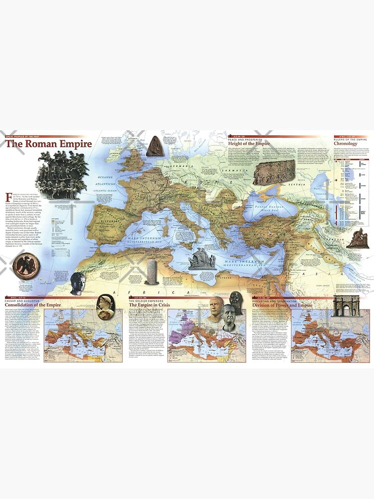 The Roman Empire Map | The Roman Empire History | The Roman Empire ...
