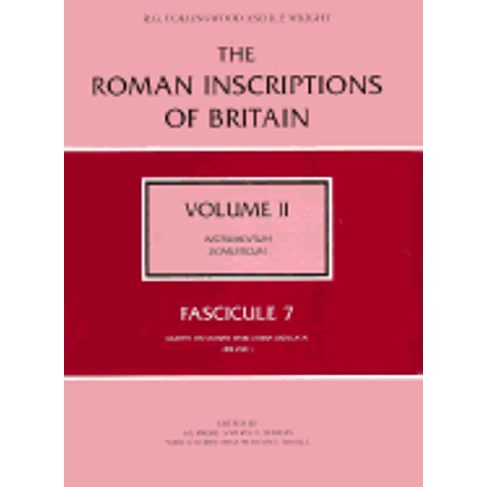 Pre-Owned The Roman Inscriptions of Britain Volume II, Fascicule 7 ...