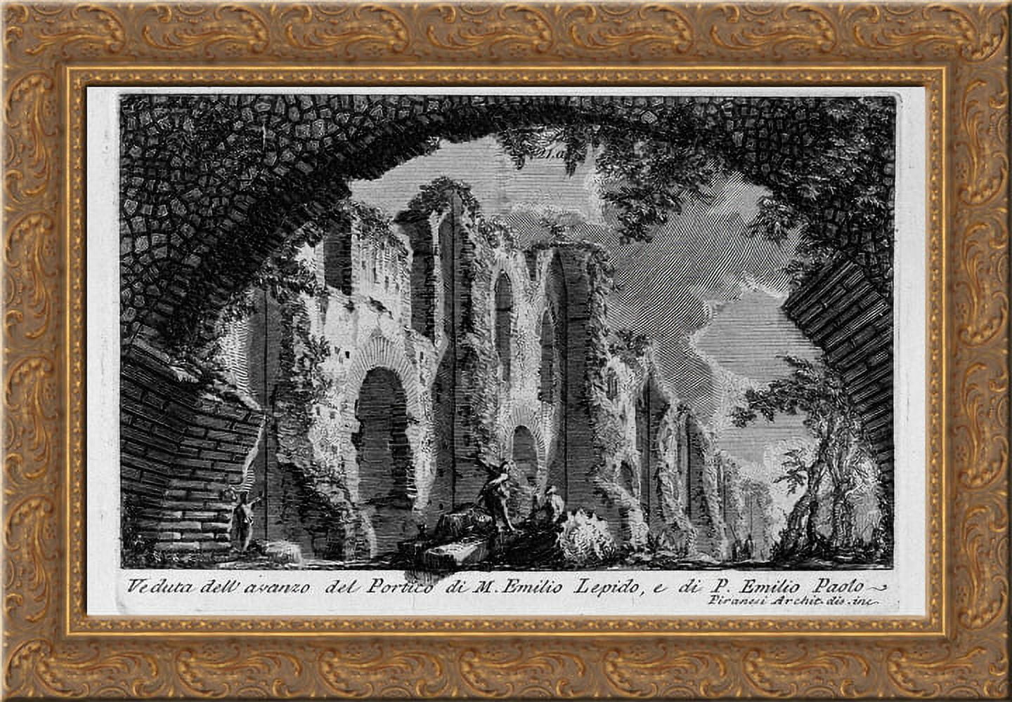 The Roman antiquities, t. 1, Plate XX. Portico of Marcus Aemilius ...