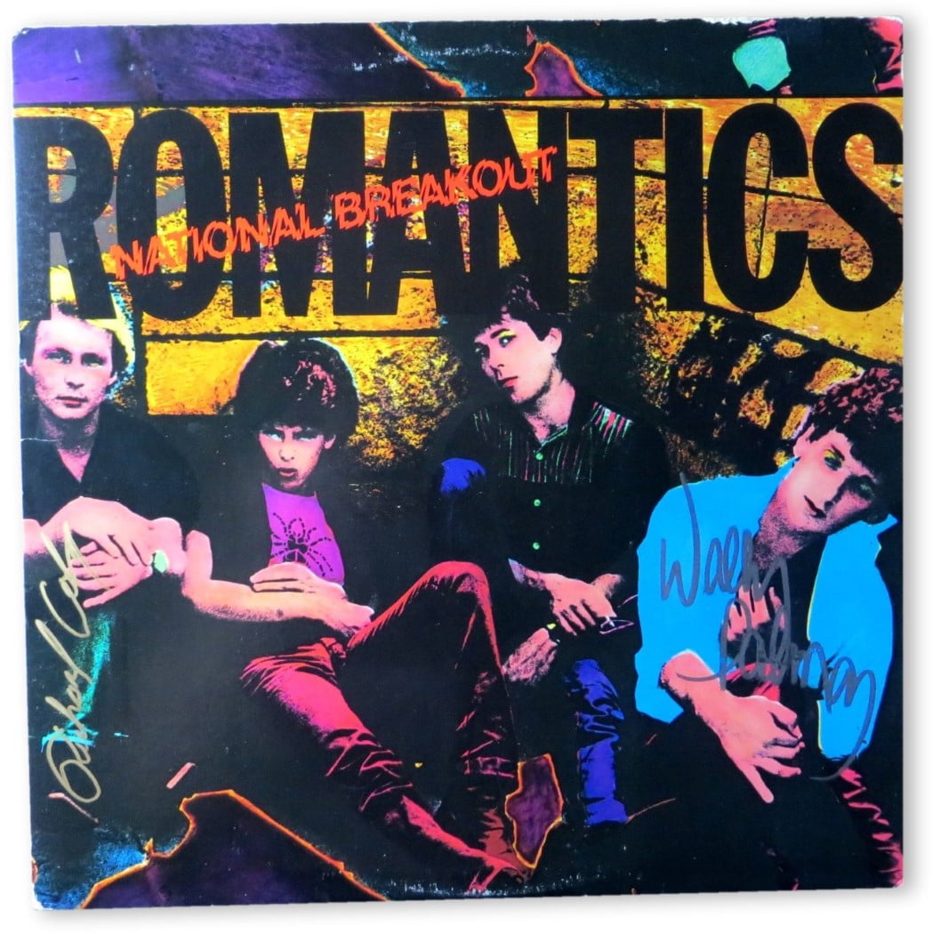 The Romantics Signed Autographed Record Album Cover Palmar Cole JSA ...