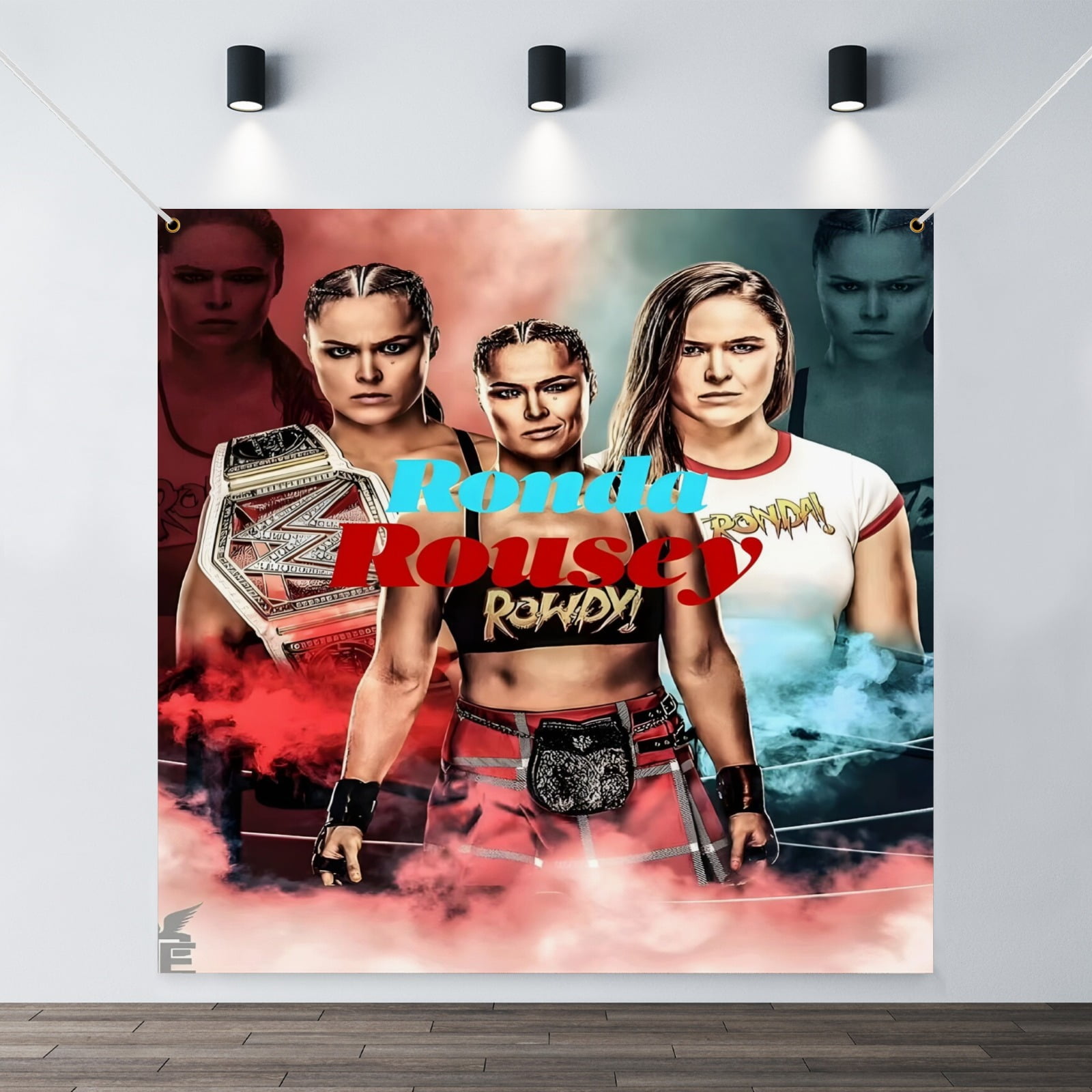The Ronda Rousey holiday banner is perfect for adding festive cheer.35 ...