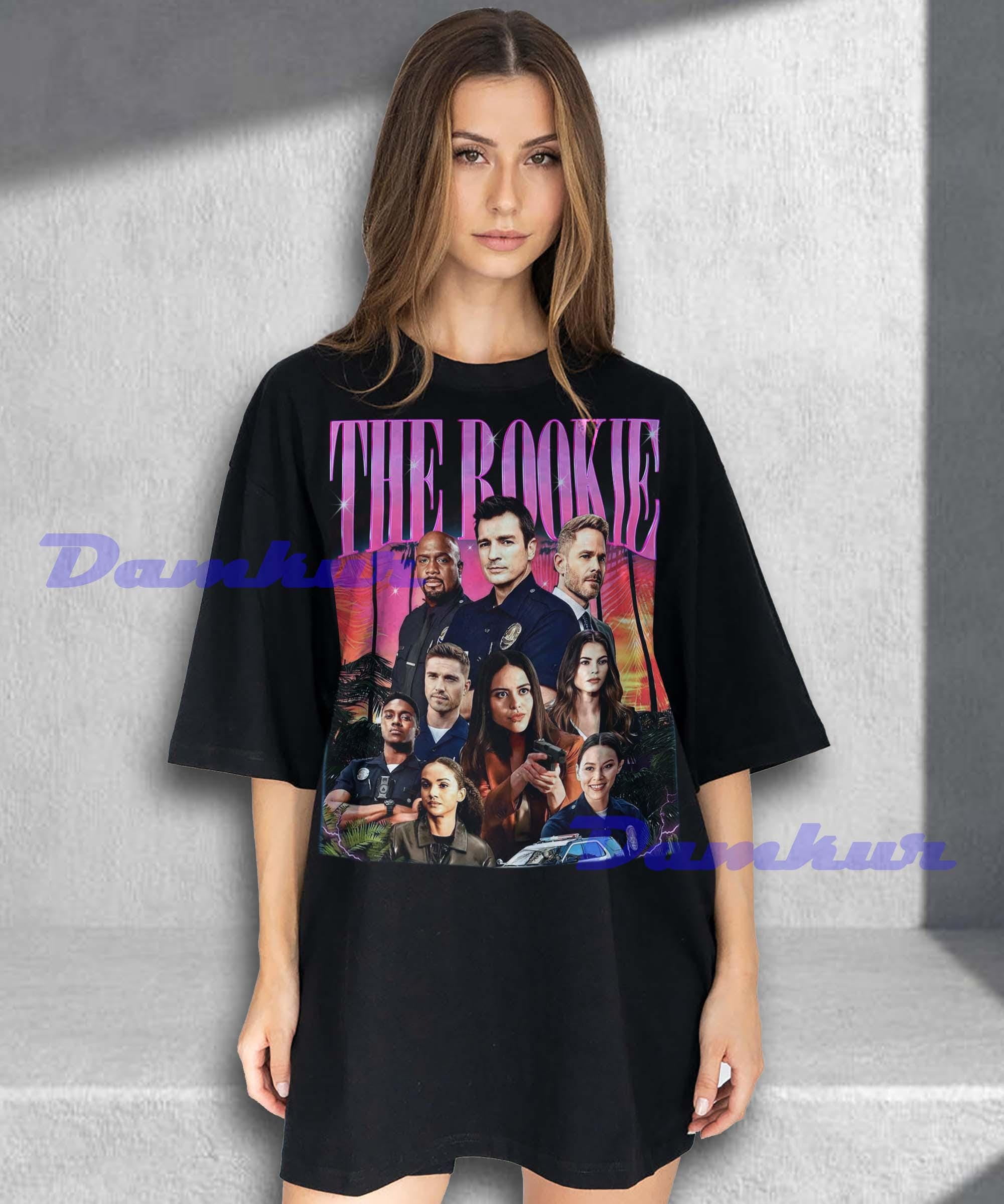The Rookie Shirt, The Rookie TV Show Graphic Tee, Nathan Fillion LAPD ...