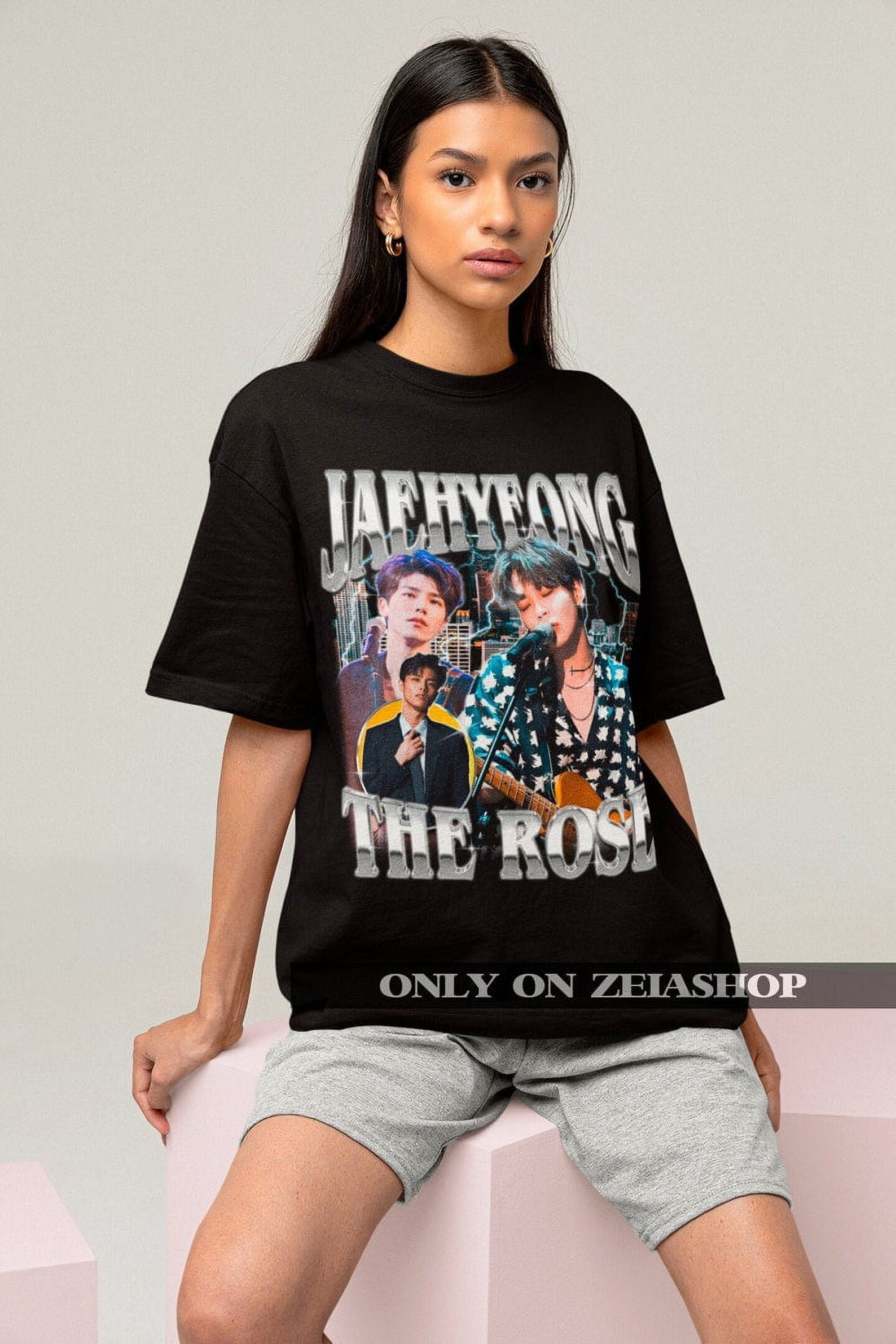 The Rose Jaehyeong Retro 90s T-shirt - The Rose Bootleg Shirt - Rock ...