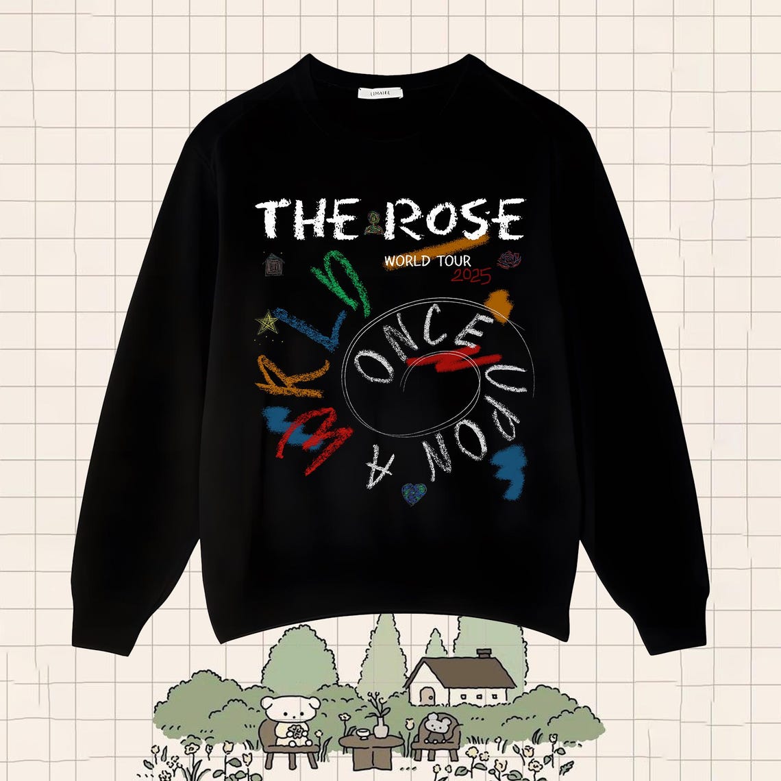The Rose Kpop Shirt, The Rose Wrld Shirt, Once Upon A WRLD Tour 2025 ...