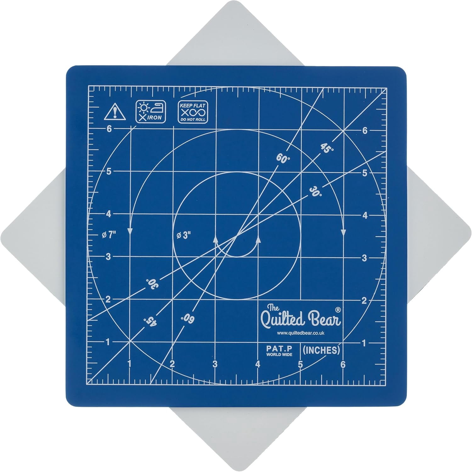 The Rotating Cutting Mat 7" x 7" - Square Self Healing 360° Rotating ...