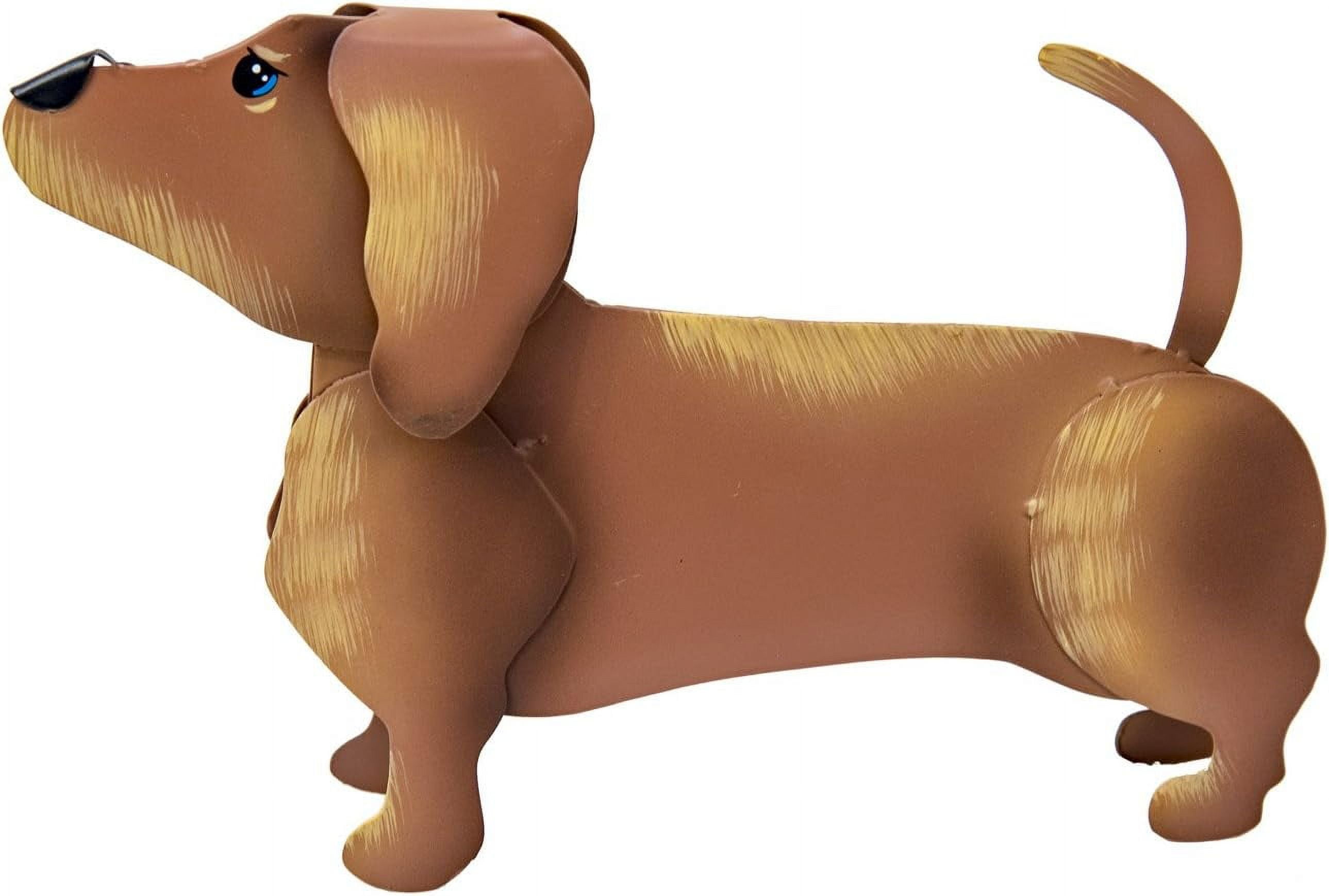 The Round Top Collection - Dress Up Dachshund - Metal Brown - Walmart.com
