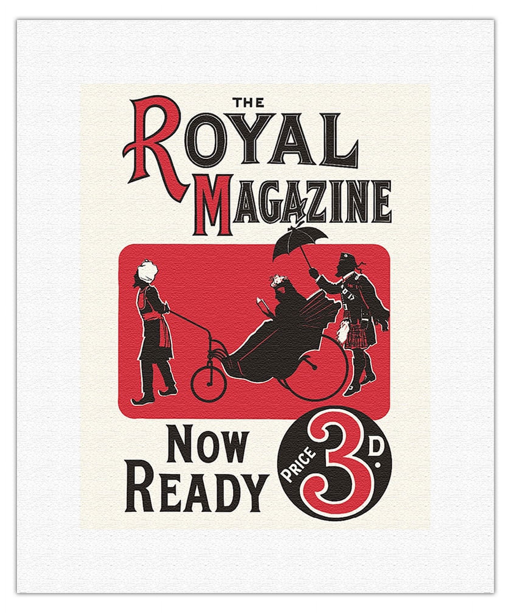 The Royal Magazine - Now Ready - Vintage Magazine Cover c.1900s - Fine ...