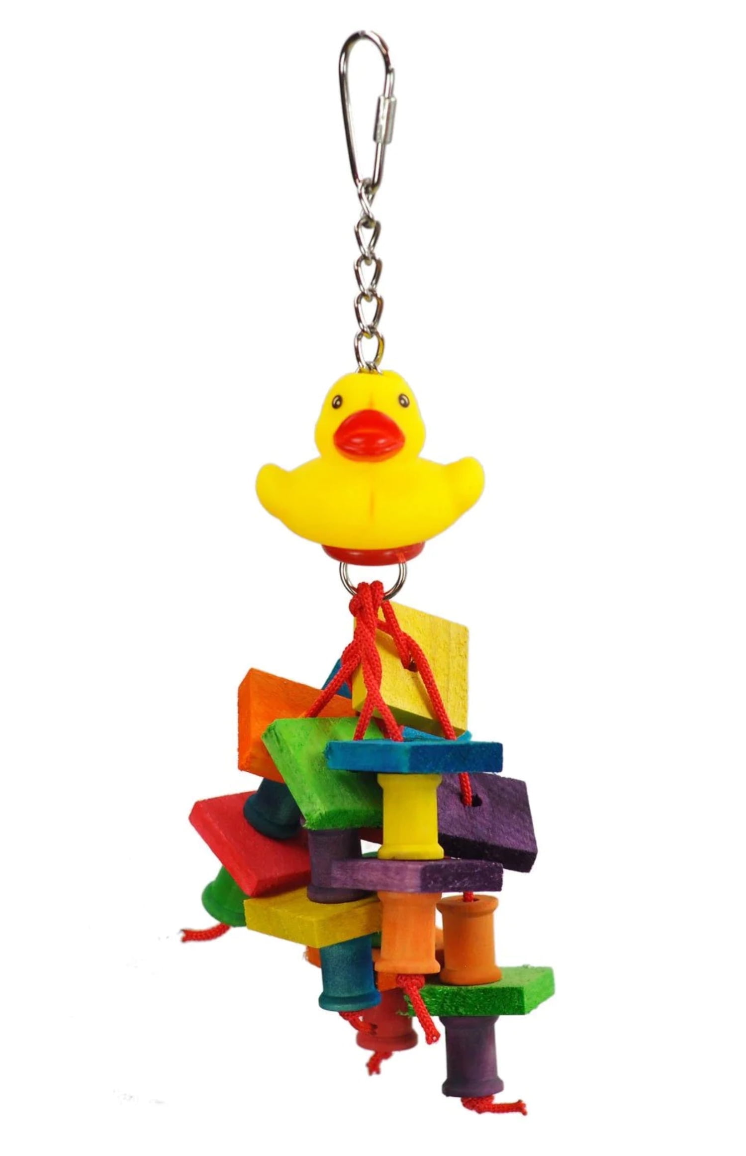 The Rubber Duck Monster Bird Toy-Material:Rubber/Wood - Walmart.com