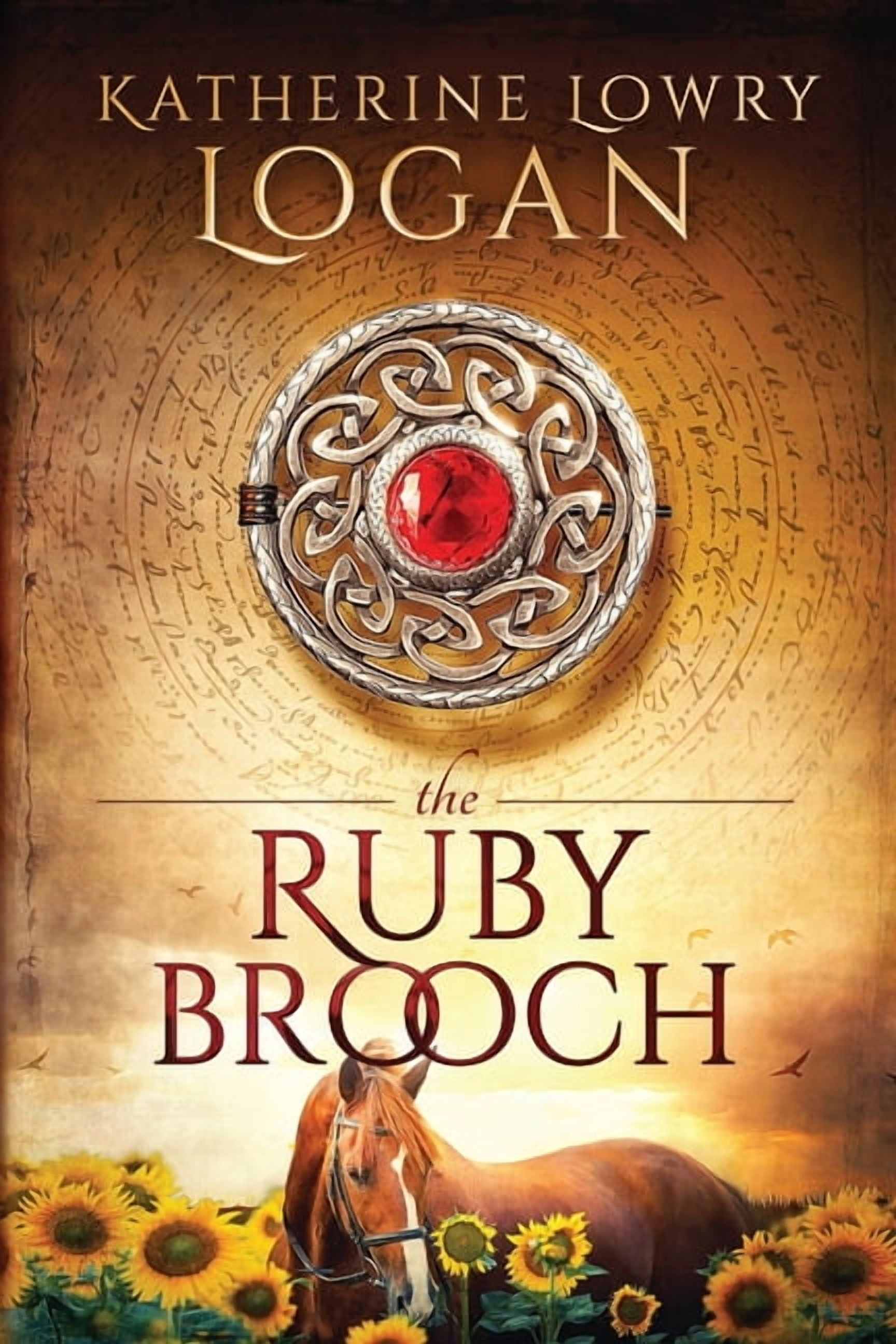 Celtic Brooch The Ruby Brooch: Time Travel Romance, Book 1, (Paperback ...