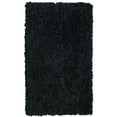 The Rug Market 02256B SHAGGY RAGGY BLACK AREA RUG 2'8'' x 4'8 ...
