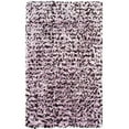 The Rug Market 02257B SHAGGY RAGGY PINK/BROWN AREA RUG 2'8'' x 4'8 ...