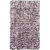 The Rug Market 02257B SHAGGY RAGGY PINK/BROWN AREA RUG 2'8'' x 4'8 ...
