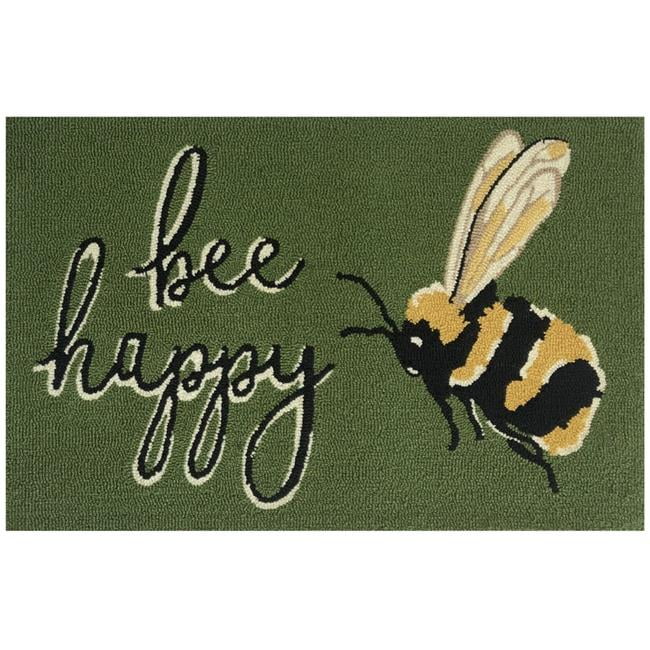 The Rug Market 26395B 30 x 48 in. Bee Happy Rug - Walmart.com