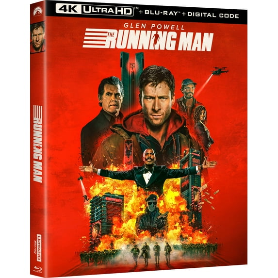 The Running Man (2025) (4K Ultra HD + Blu-ray + Digital Copy) Paramount ...
