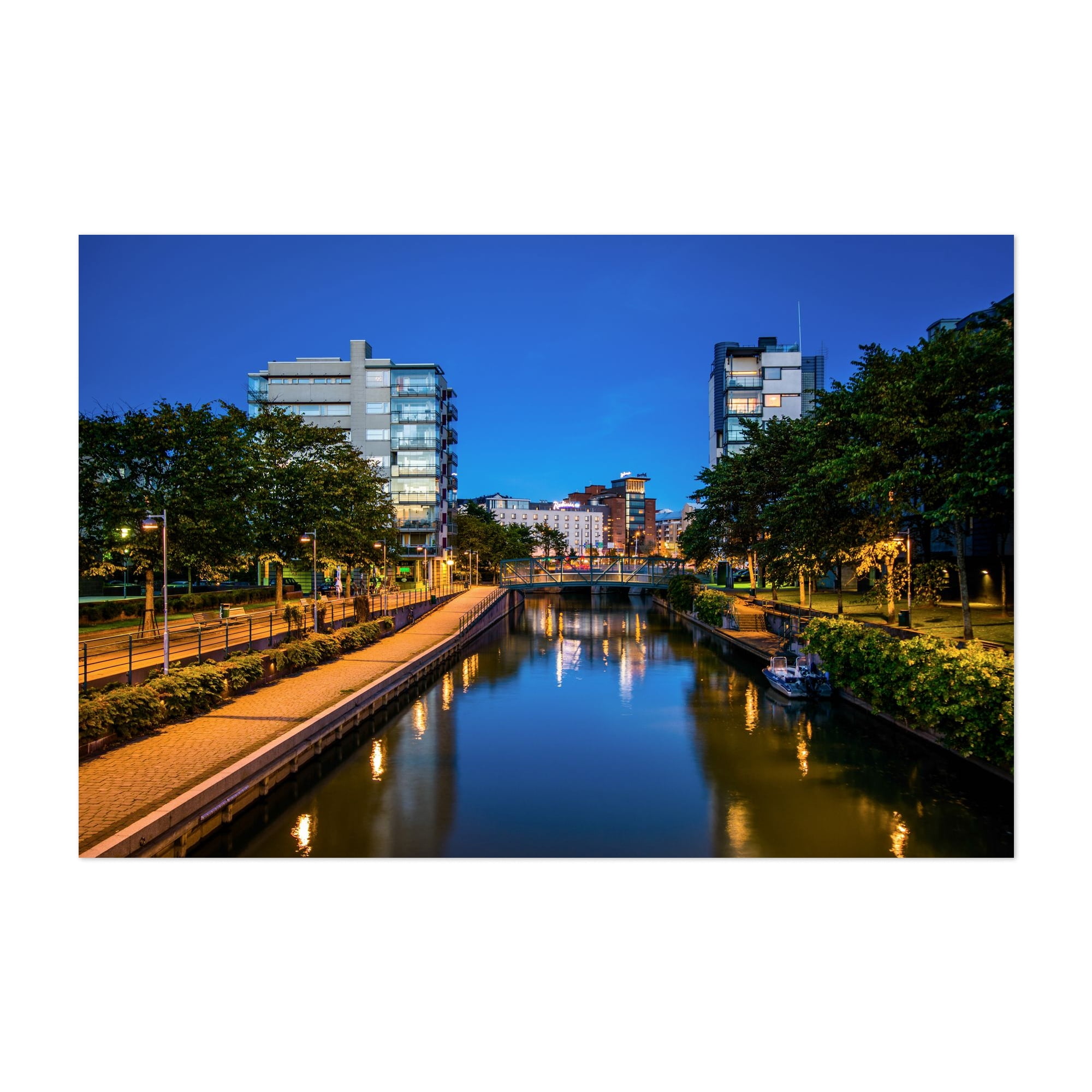 The Ruoholahti Canal - Helsinki Finland Photography City Nightlife ...