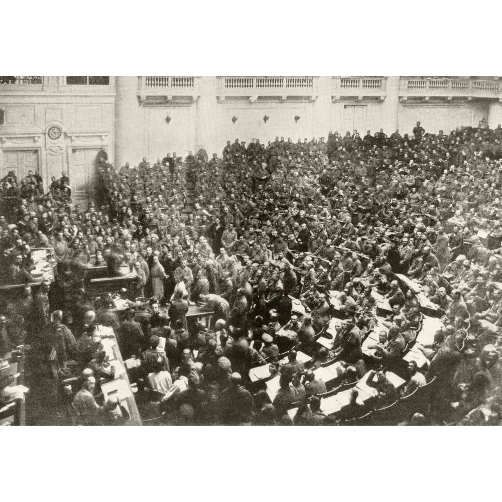 The Russian Duma In Possession Of The Committee Of Workers And Soldiers ...