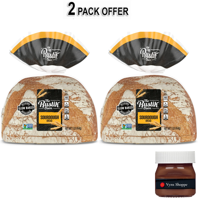 The Rustik Oven Sourdough Bread, 16 oz, Plain Sourdough Bread - Walmart ...