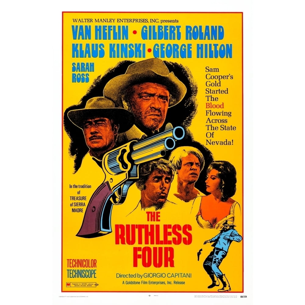 The Ruthless Four U Movie Poster Masterprint - Walmart.com