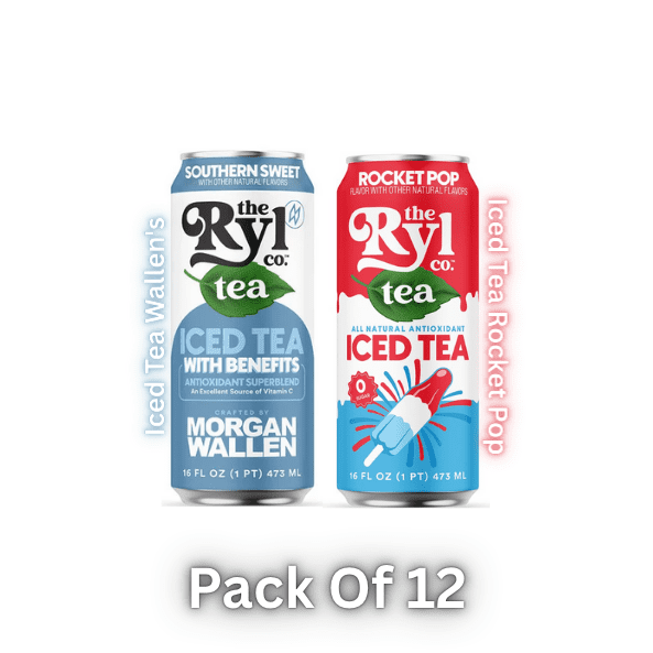 The Ryl Co. Iced Tea Variety Pack - Rocket Pop & Wallen's Sweet Tea ...