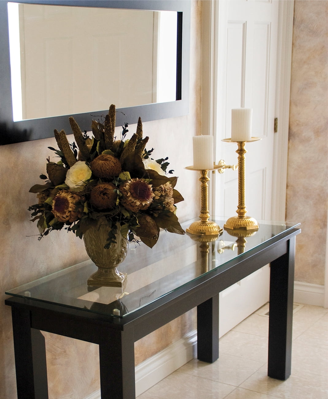 The SL Series Modern Glass Top Accent Table Collection by Plateau ...