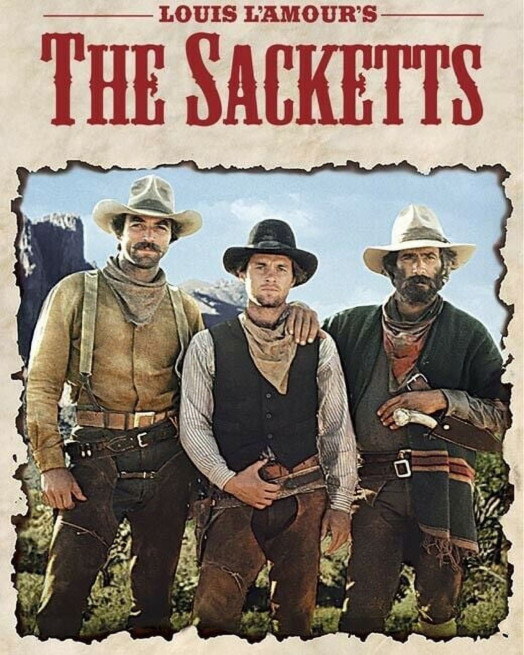 The Sacketts TV series Tom Selleck Sam Elliott Jeff Osterhage 5x7 inch ...
