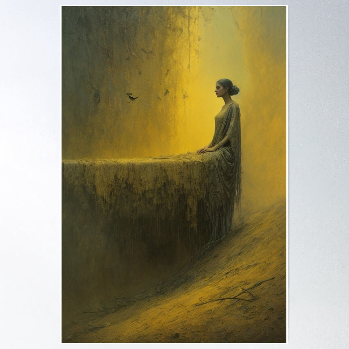 The Sadness Poster Wall Art, Modern Wall Decor For Living Room Bedroom ...