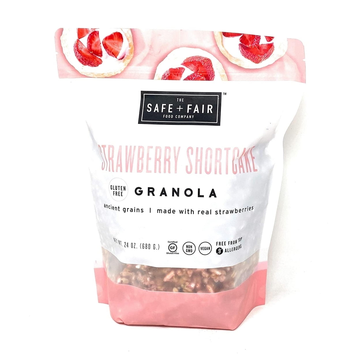 The Safe + Fair Food Company Granola, Strawberry Shortcake (24 Ounce ...