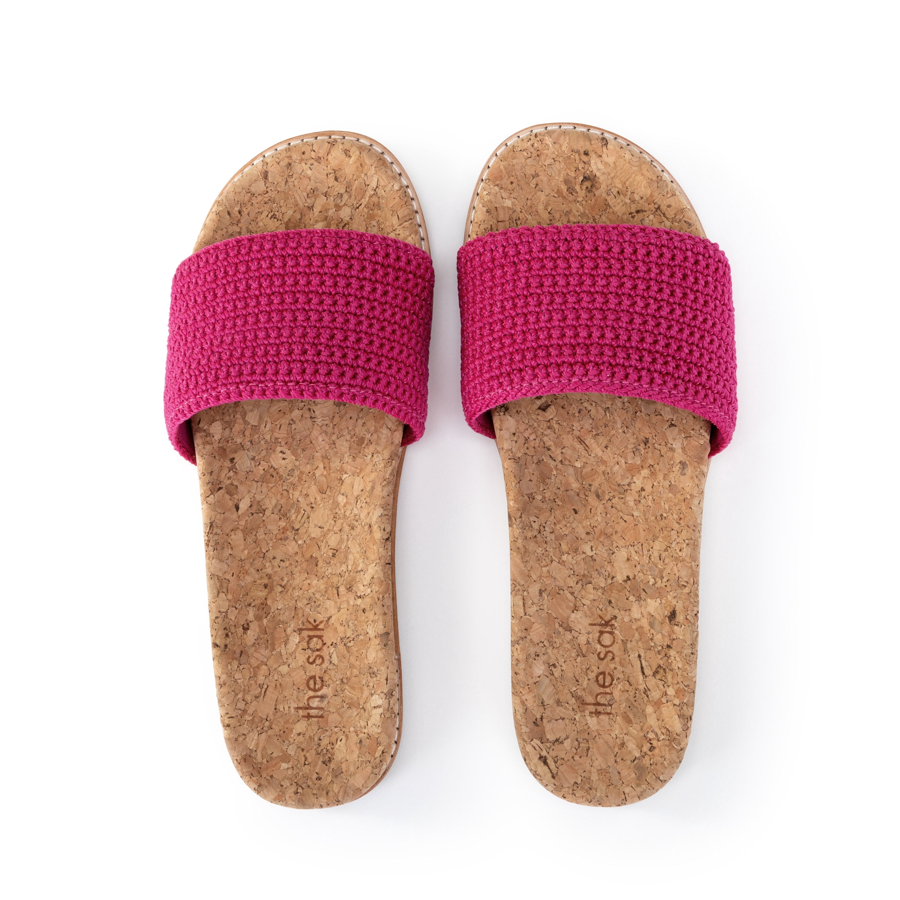 The Sak Mendocino Slide Sandal , Hand-crochet, Recycled Polypropylene ...