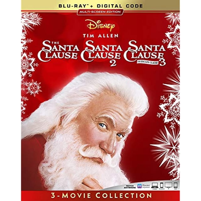 The Santa Clause 3-Movie Collection (Blu-ray + Digital Code) - Walmart ...