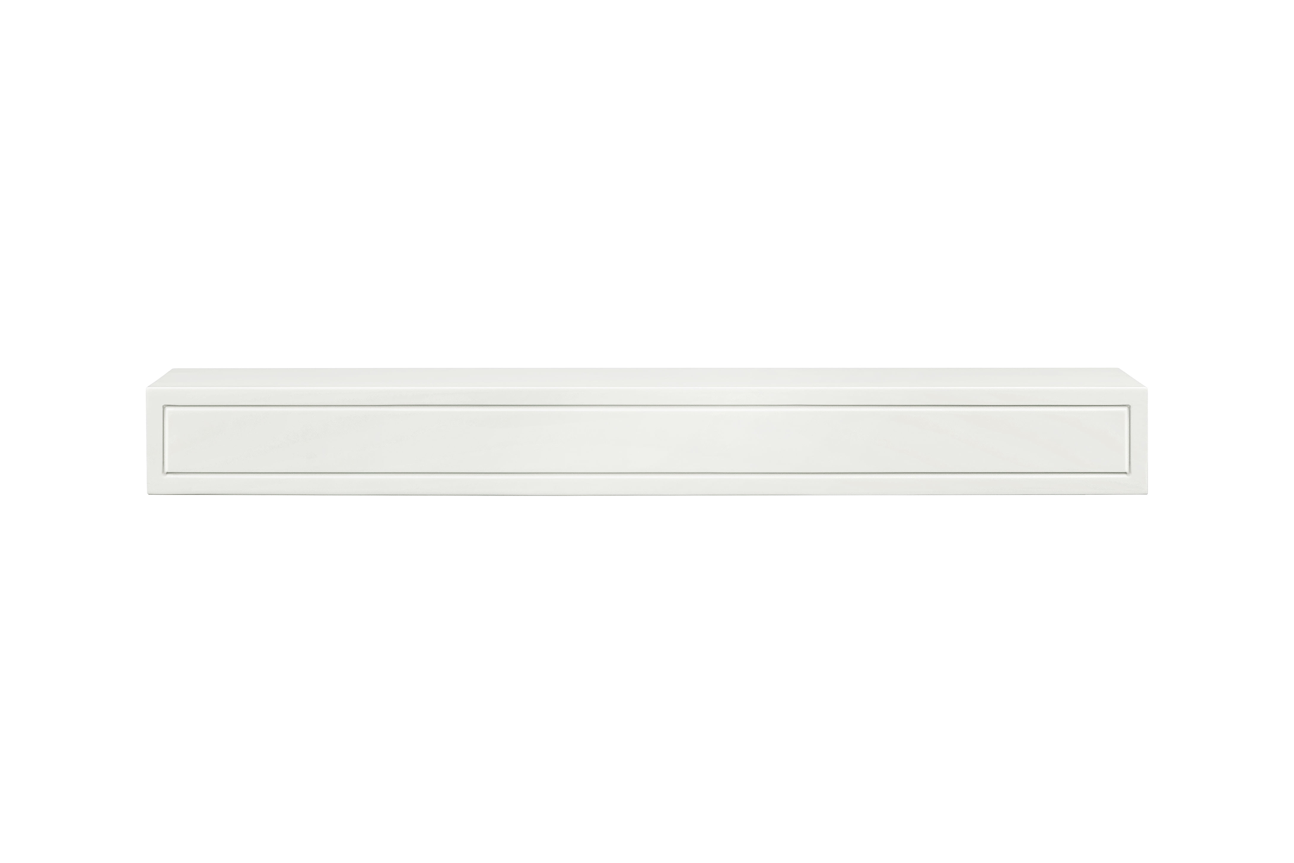The Sarah 48" Shelf or Mantel Shelf MDF White Paint - Walmart Business ...