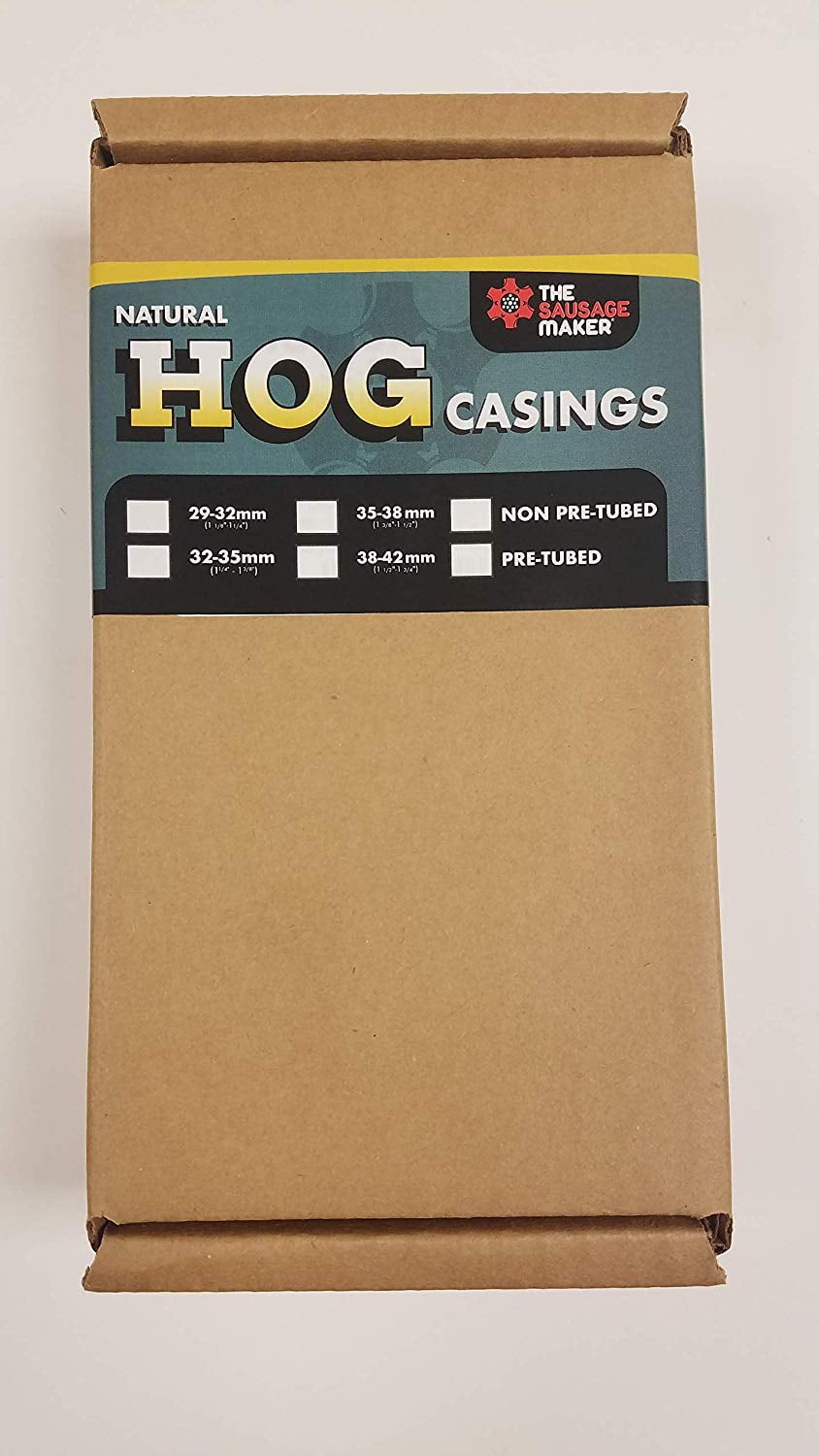 The Sausage Maker - Edible Natural Hog Casings for Meat, 38-42mm ...