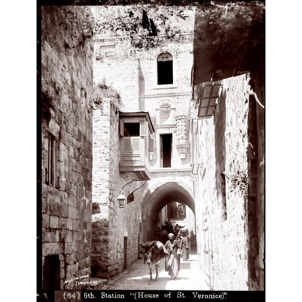 The Scene Of The 6Th Station Of The Cross History (18 x 24) - Walmart.com