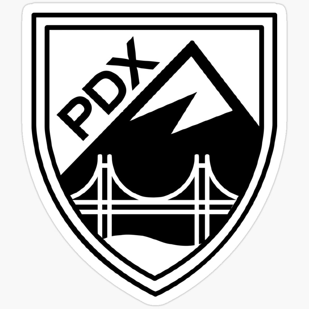 The Schwa, Oregon (Pdx) Sticker Phone Decal Water Bottle Stickers Car ...