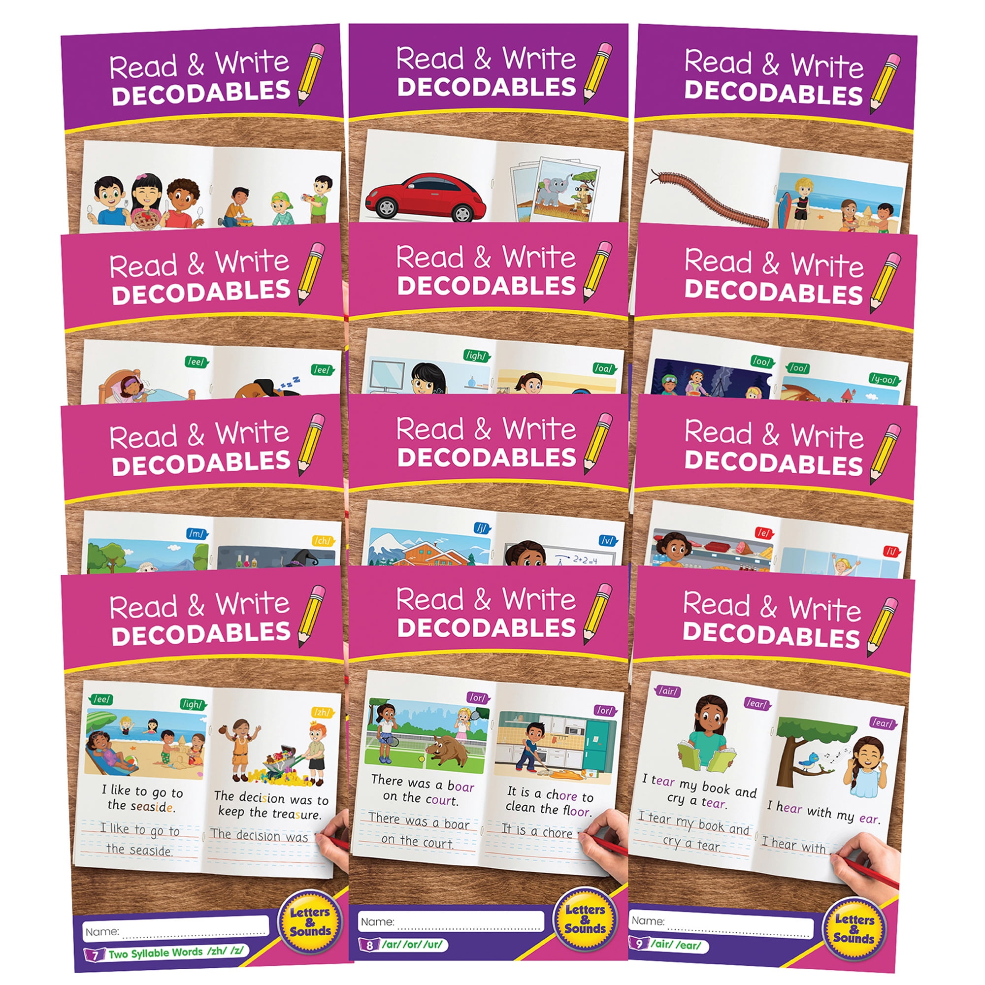 Read & Write Decodables Set B: Junior Learning, The Science of Reading ...