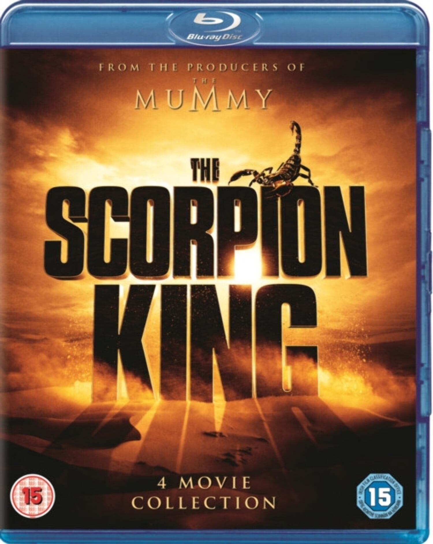 The Scorpion King 1 to 4 Complete Movie Quadrilogy (4 Films) Blu-Ray ...