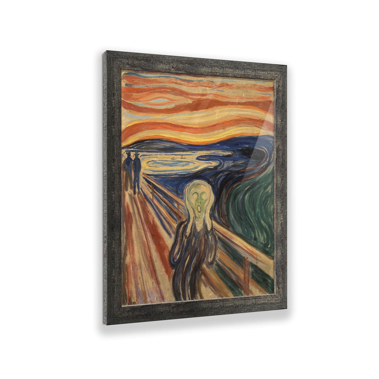 The Scream Framed Print by Edward Munch, World Famous Wall Art ...
