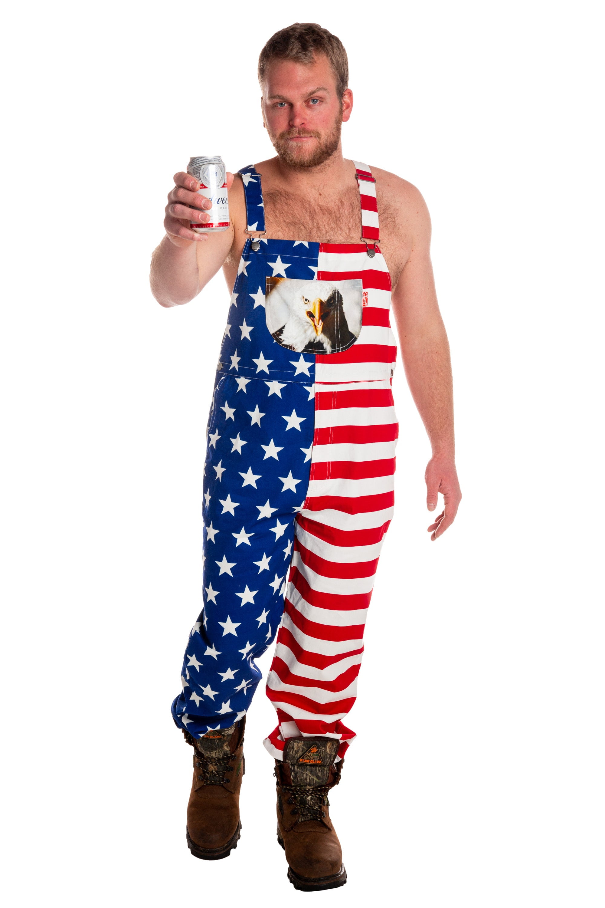 Shinesty 'The Screamin Eagles' Patriotic Suit, American Flag Overalls ...