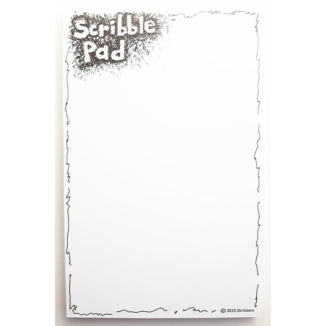 The ScribblePad. Funny Novelty Writing Pads. Choose from 12 Smile Inducing Varieties. - Walmart.com