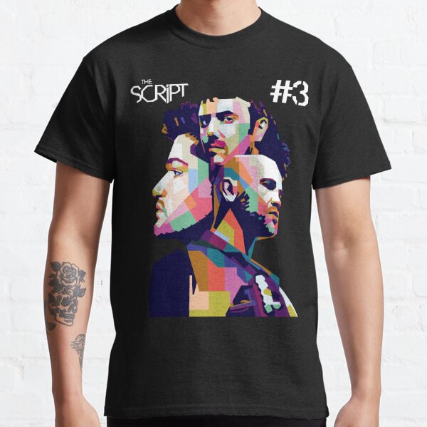 The Script Band pop art style Classic T-Shirt - Walmart.com