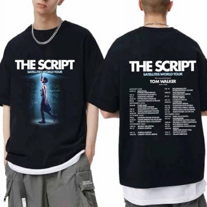 The Script Satellites World Tour 2024 Shirt, The Script 2024 Tour Tee ...