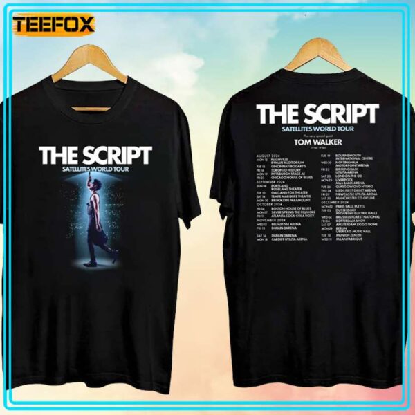 The Script Satellites World Tour 2024 Unisex T-Shirt - Walmart.com