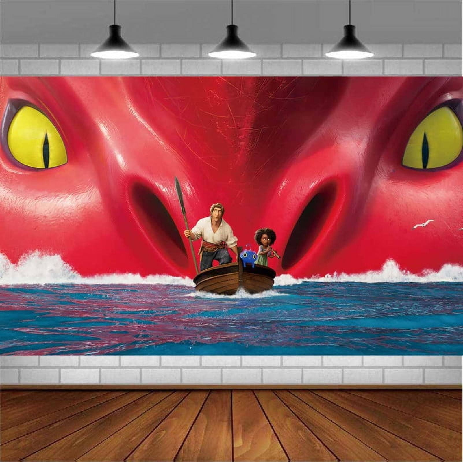 The Sea Beast Banner Poster Wall Decor Birthday Backdrop Background ...