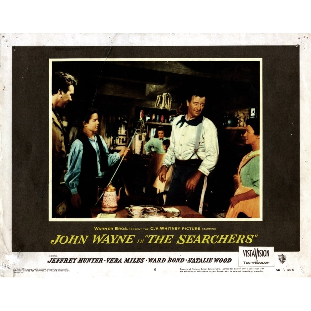 The Searchers Movie Poster Masterprint (14 x 11) - Walmart.com
