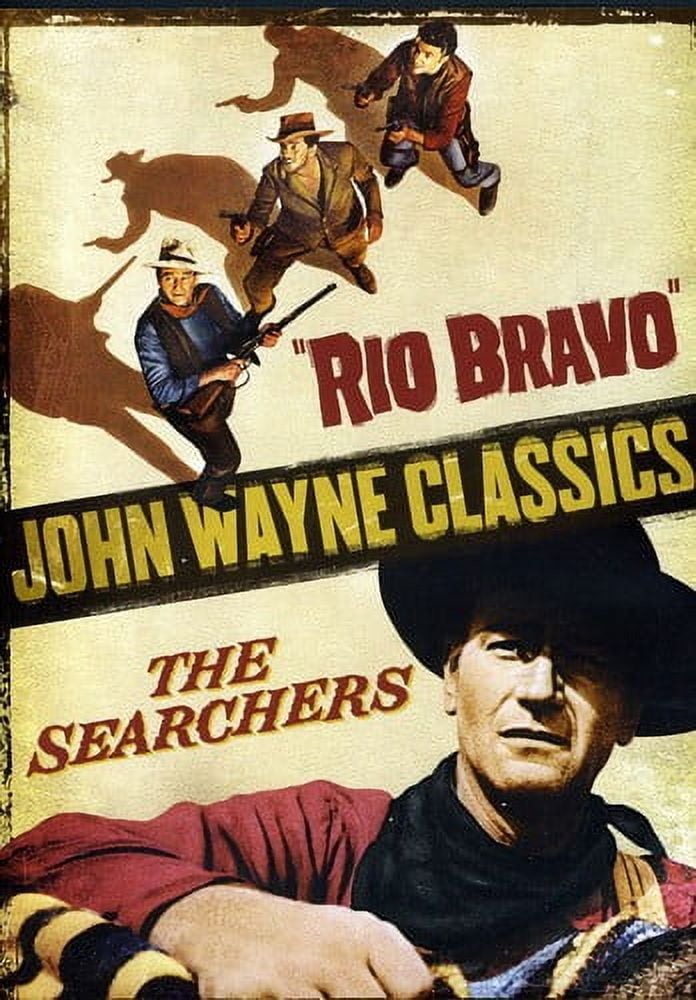 SDS The Searchers Rio Bravo Western DVD Double Feature John Wayne ...