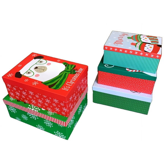 Snowman Nesting Gift Boxes