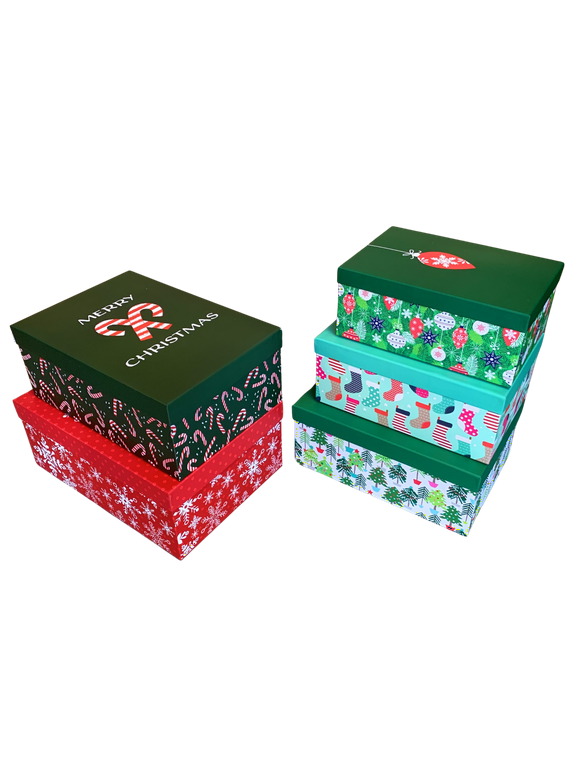 Christmas Gift Boxes in Christmas Gift Wrap - Walmart.com