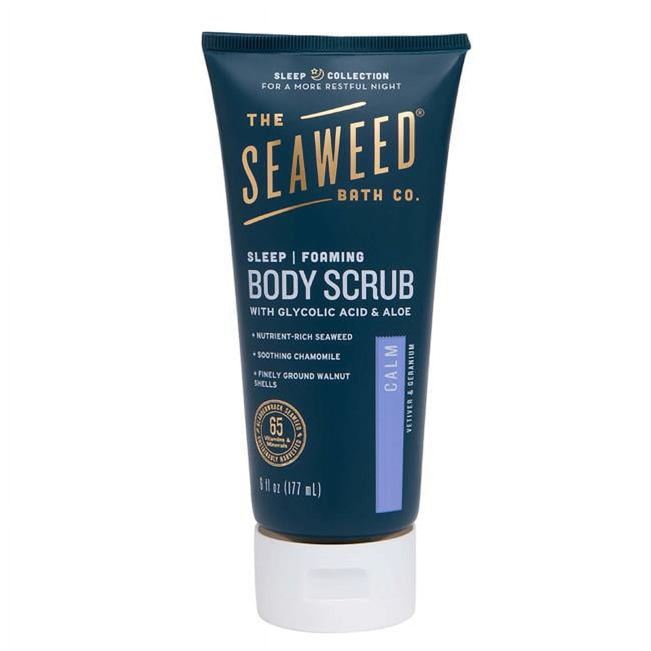 The Seaweed Bath Co. Calm Body Scrub Vetiver Geranium 6 oz Liquid ...