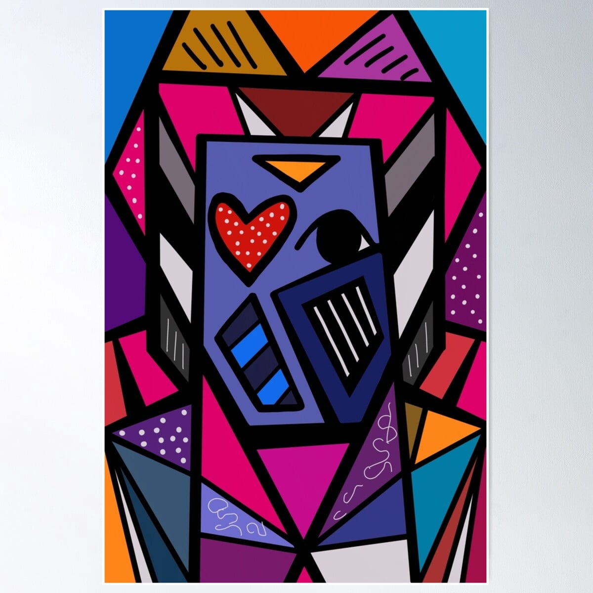 The Second Rad Man Poster Wall Art, Modern Wall Decor For Living Room ...