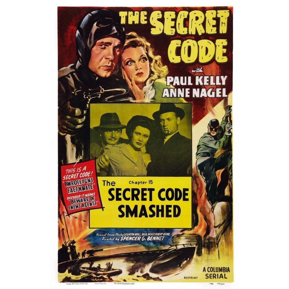 The Secret Code U Movie Poster Masterprint - Walmart.com