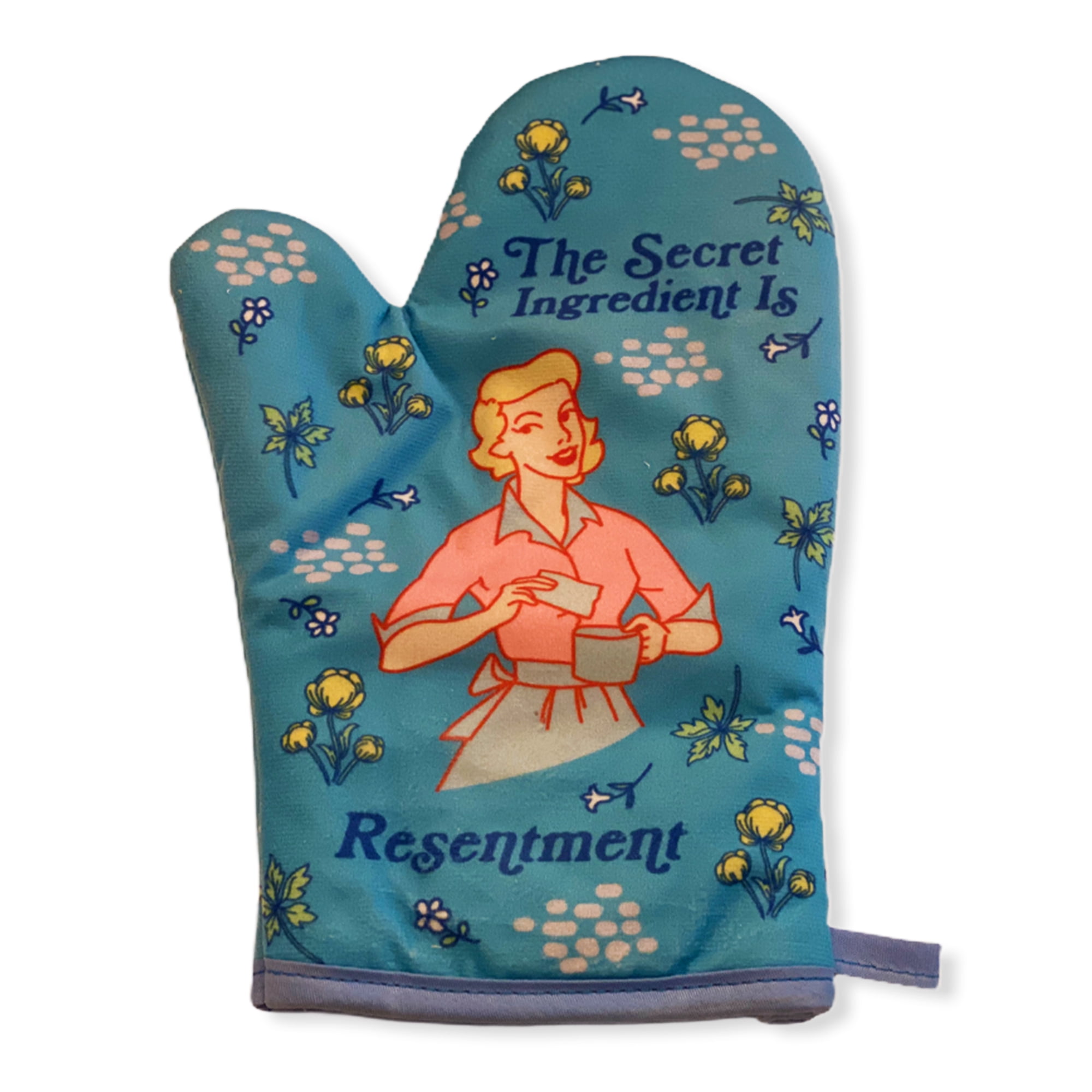 The Secret Ingredient Is Resentment Oven Mitt Funny Cooking Graphic ...